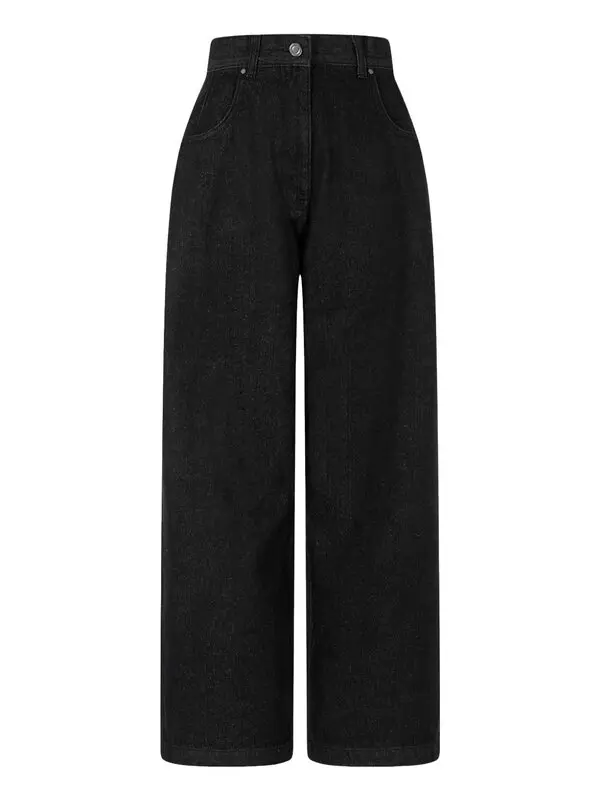 STUDIO TOMBOY Wide-leg Jeans - Black