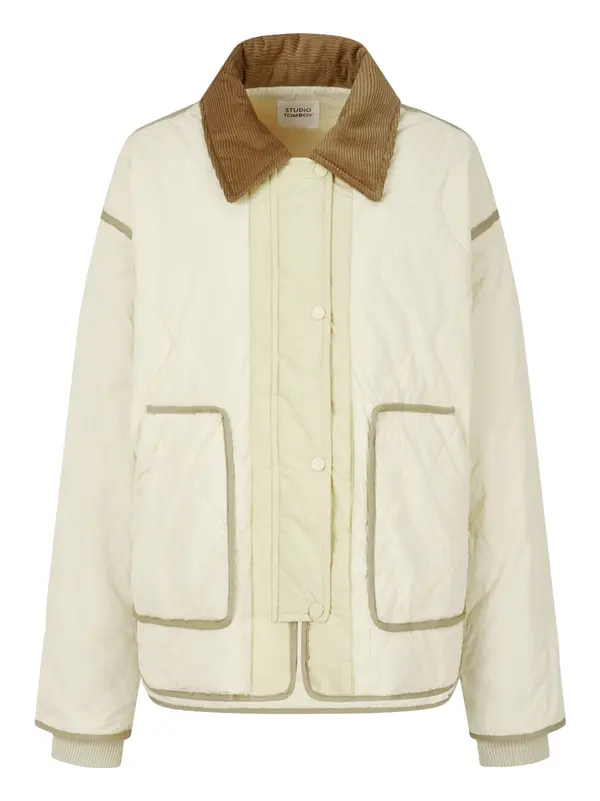 STUDIO TOMBOY Quilted Jacket - Neutrals