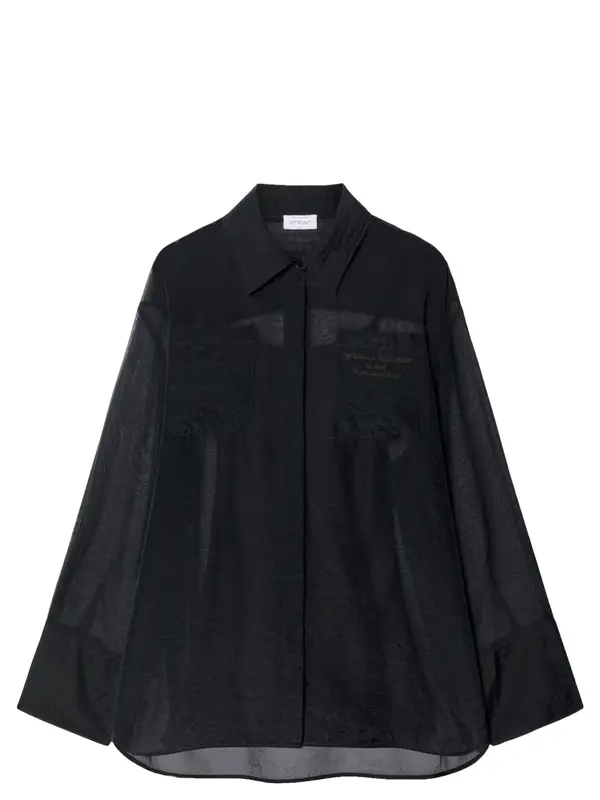 Off-White Roxy Shirt Dress - Black