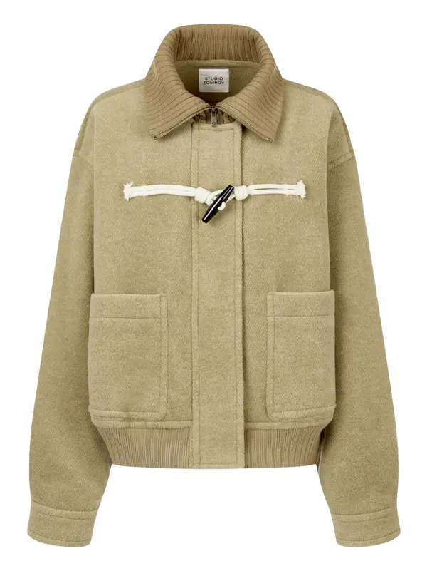 STUDIO TOMBOY Herringbone Jacket - Neutrals