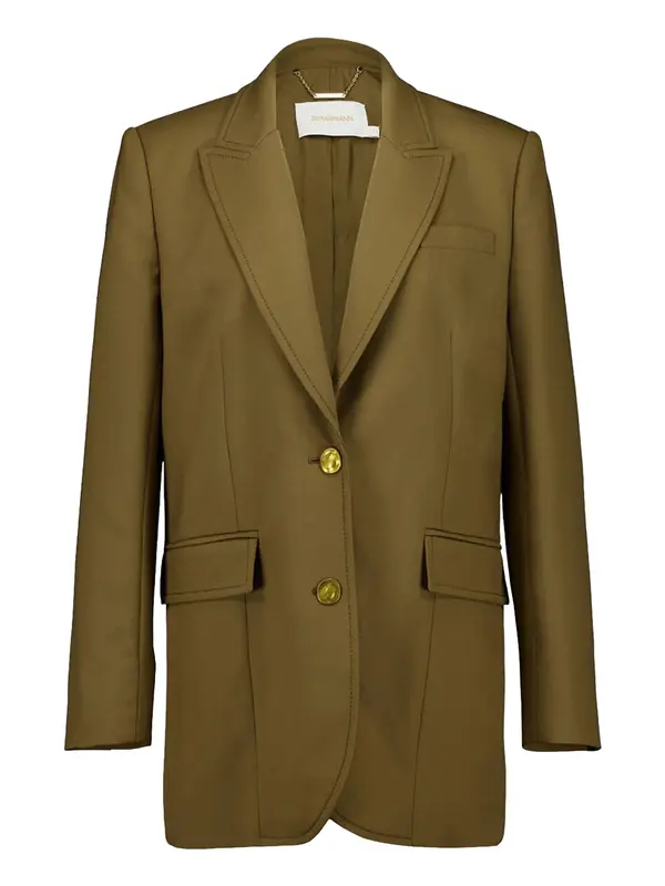 Zimmermann Crush Blazer - Green