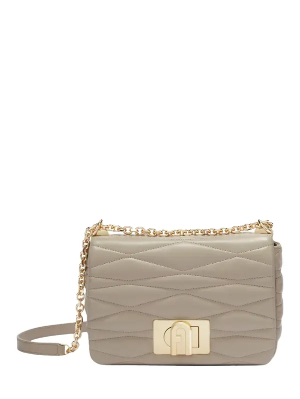 Furla Quilted Crossbody Bag - Neutrals