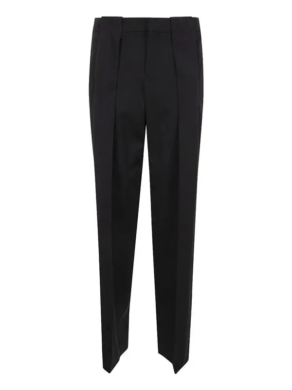 Balmain Gdp Pleated Trousers - Black