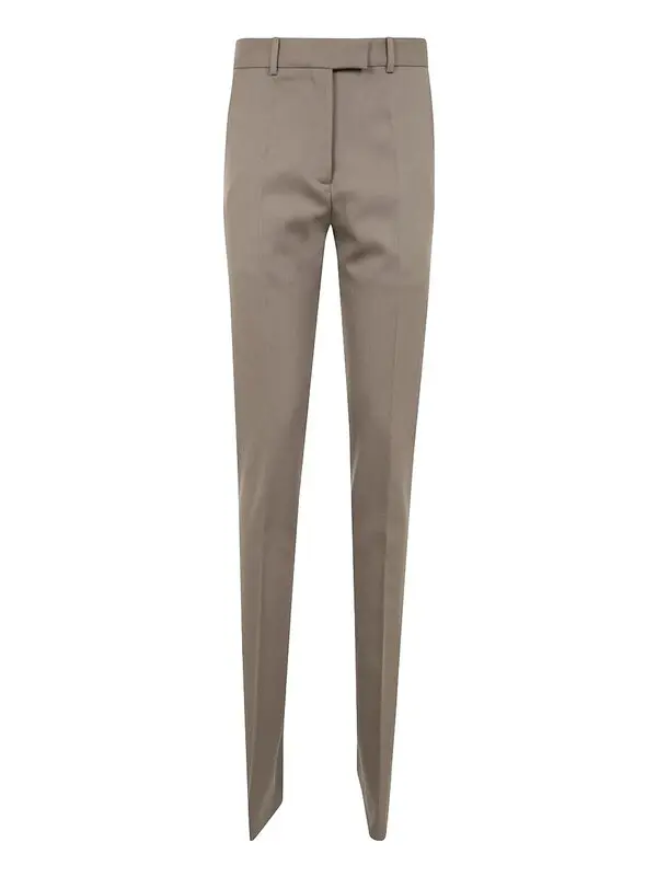 Attico Gabardine Long Pant - Beige