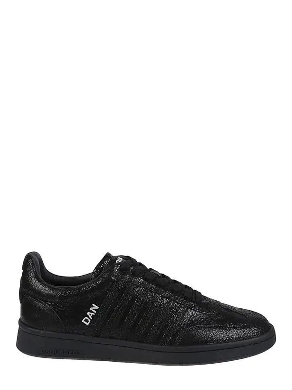 Dsquared2 Boxer Lace-up Low Top Sneakers - Black