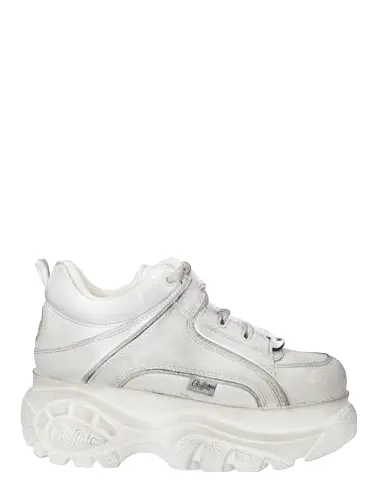 BUFFALO Sneakers In Calfskin - White