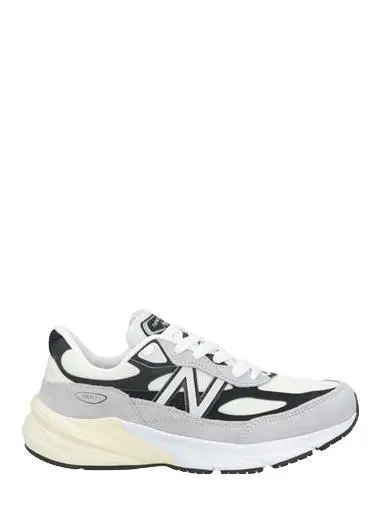 NEW BALANCE Light Leather And Textile Low-top Sneakers - Grey
