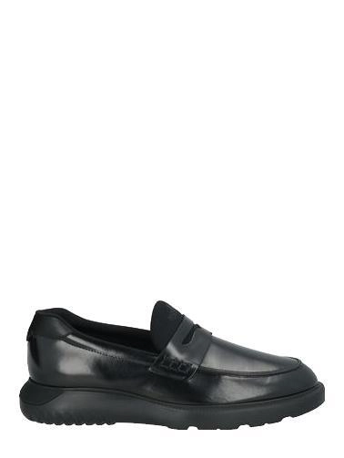 Hogan Leather Loafers - Black