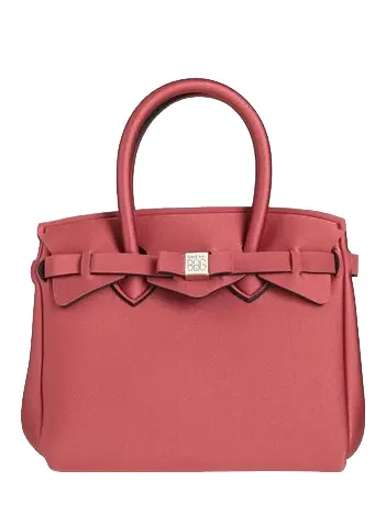 Save My Bag Shopper Bag With Bow Detail - Red