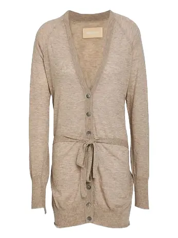 Zadig&Voltaire Cashmere Belted Cardigan - Beige