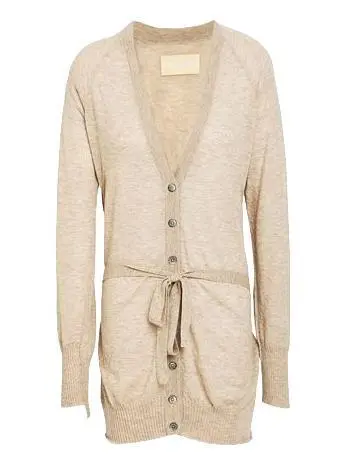 Zadig&Voltaire Belted Cashmere Cardigan - Sand