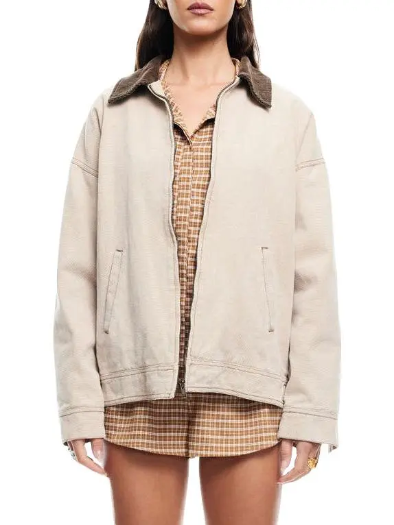 Lioness Workwear Cotton Jacket - Stone
