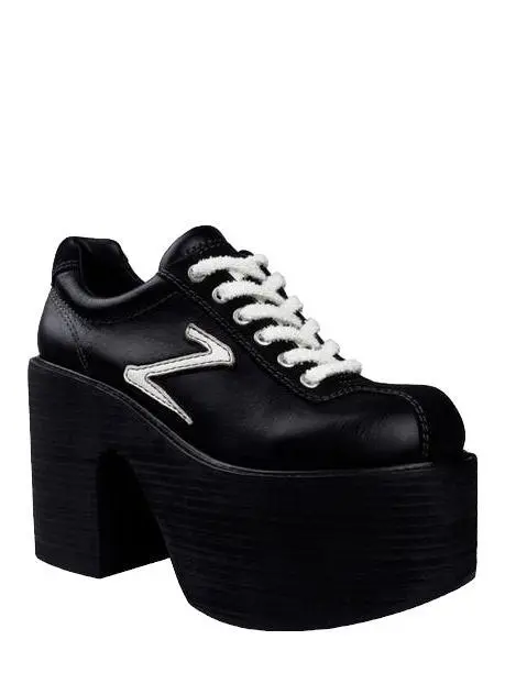 ZIGI Shelby Lace-up Platform Shoe - Black