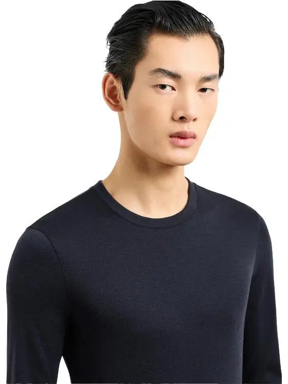 Giorgio Armani Pure Cashmere Interlock Jumper - Natural