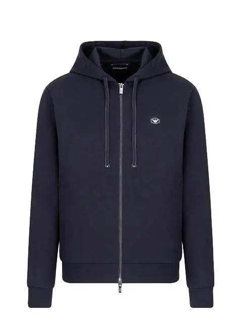 Emporio Armani Hooded Zip-up Sweatshirt - Green
