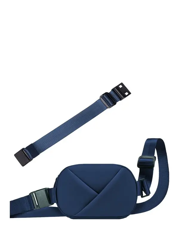 LUX AND NYX Origami Sling Belt Bag With Extender Strap - Navy