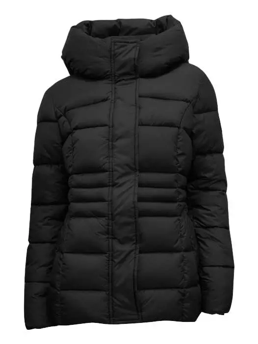 POINT ZERO Quilted Puffer Jacket - Black