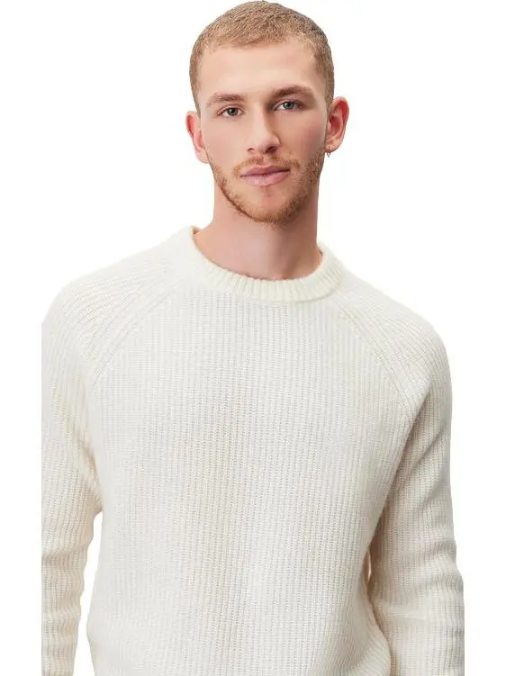ITALIC Aidan Chunky Cashmere Crewneck Sweater - Ivory