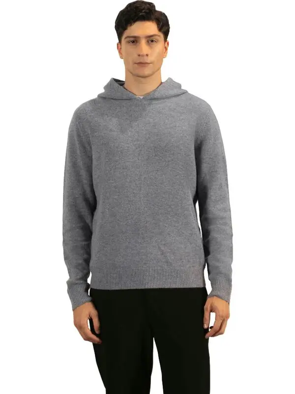 ITALIC Jasper Cashmere Hoodie - Heather Gray