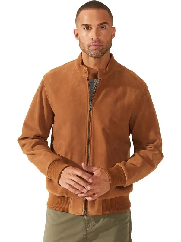 ITALIC Chase Bomber Jacket - Camel
