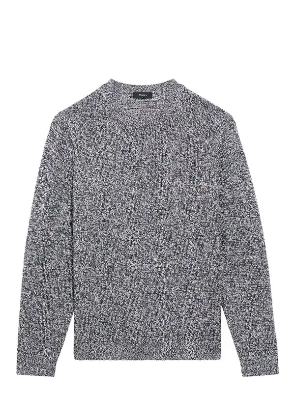 Theory Hilles Wool-cashmere Sweater - Lthtrg/blt