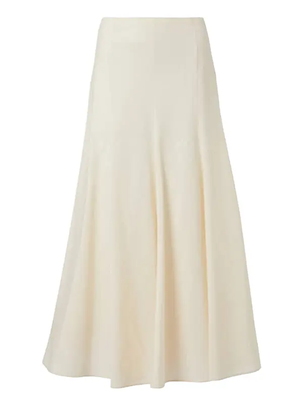 Khaite Lenno Maxi Skirt - Neutrals