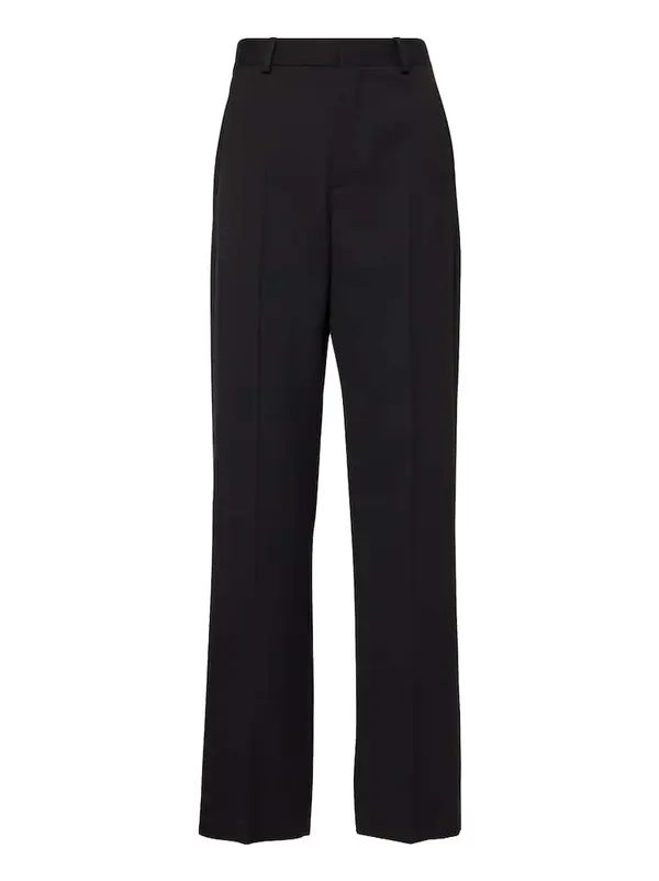 Wardrobe.NYC Virgin Wool Straight Pants - Black