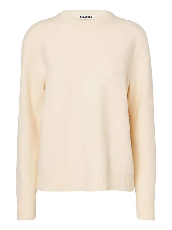 JIL SANDER Wool Sweater - White