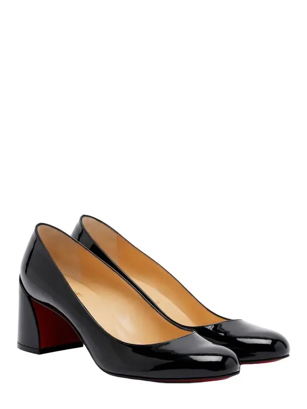 CHRISTIAN LOUBOUTIN Jane Patent Leather Pumps - Black