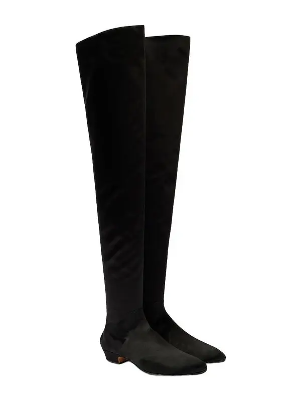 THE ROW Awar Over-the-knee Boots - Black