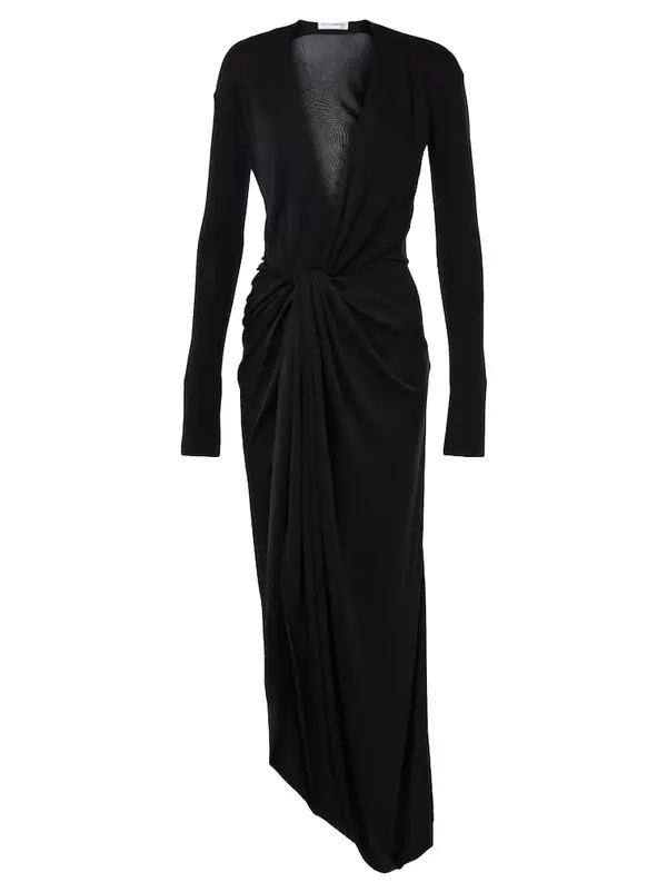 Victoria Beckham Knot-detail Gown - Black