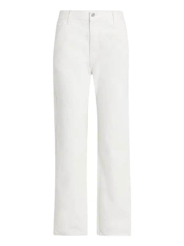 NILI LOTAN Calvin High-rise Straight-leg Jeans - Ecru