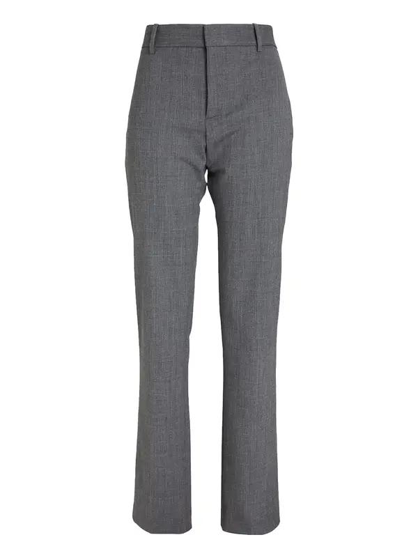 NILI LOTAN Evan Slim-leg Tweed Pants - Anthracite