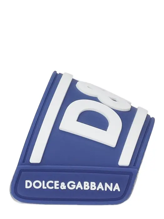 Dolce & Gabbana Logo Rubber Slides - Multicolor