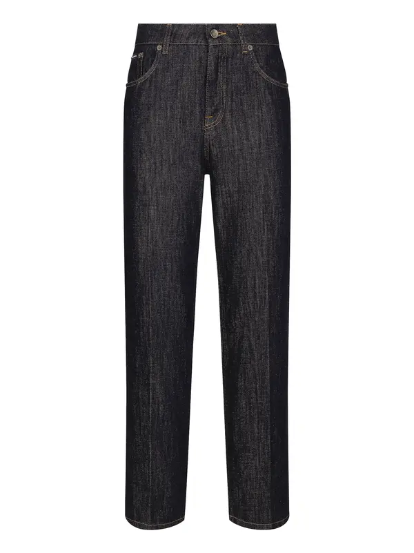 Dolce & Gabbana Regular-rise Denim Jeans - Blue