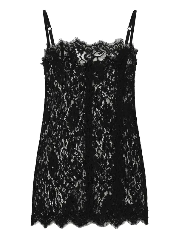 Dolce & Gabbana Lace Top - Black