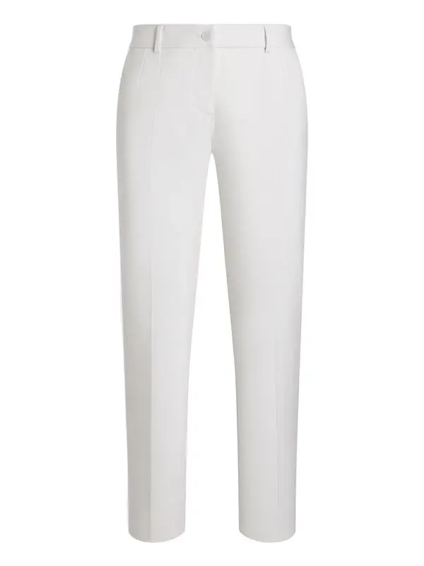Dolce & Gabbana Stretch Wool Pants - White