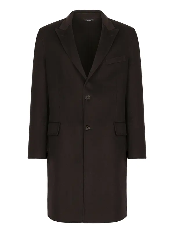 Dolce & Gabbana Double Cashmere Coat - Brown