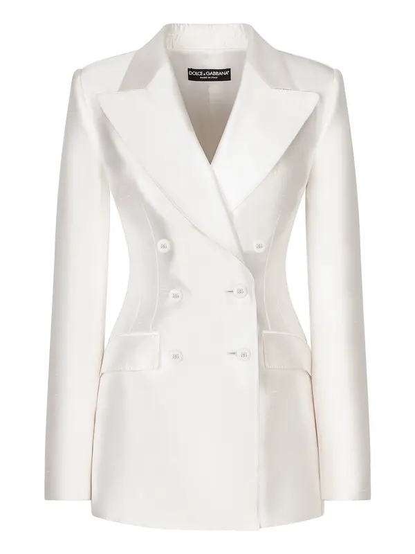 Dolce & Gabbana Peak Lapel Jacket - White