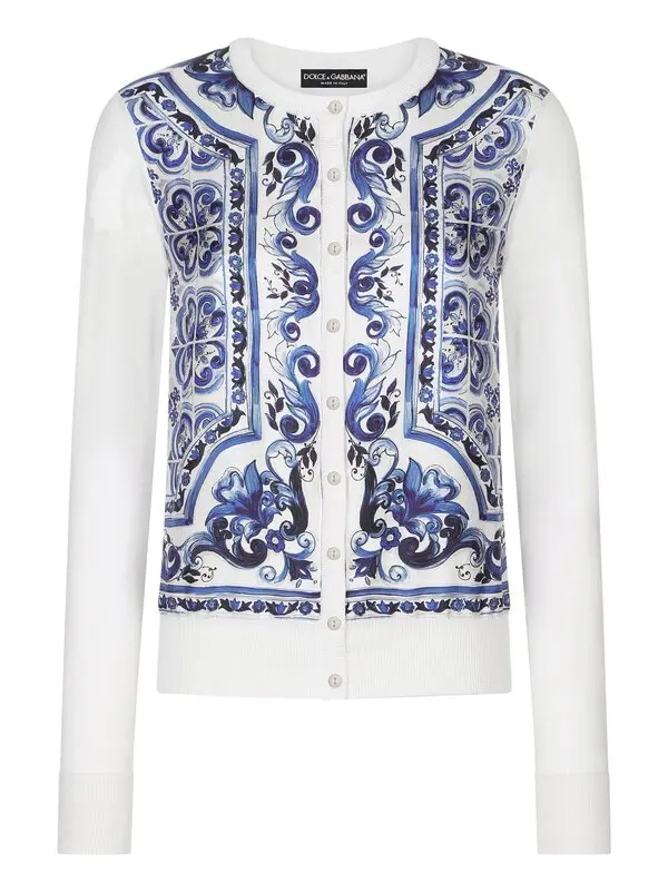 Dolce & Gabbana Majolica-print Cardigan - Multicolor