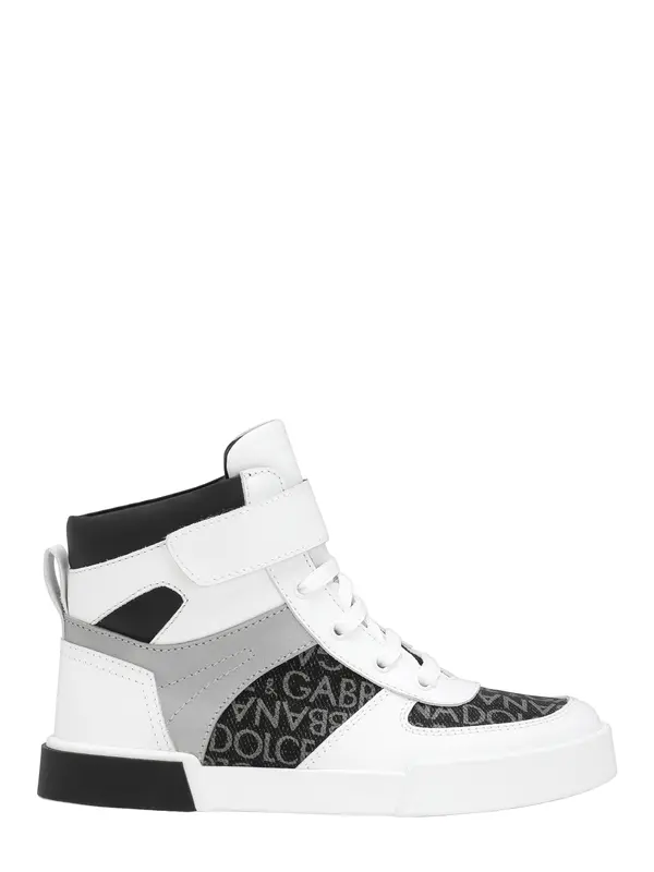 Dolce & Gabbana Portofino High-top Sneakers - Black