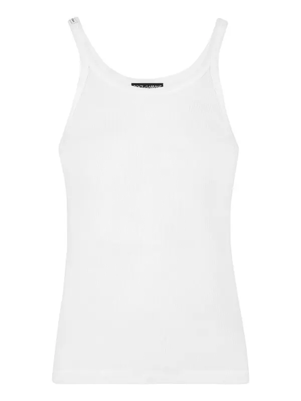 Dolce & Gabbana Cotton Singlet - White