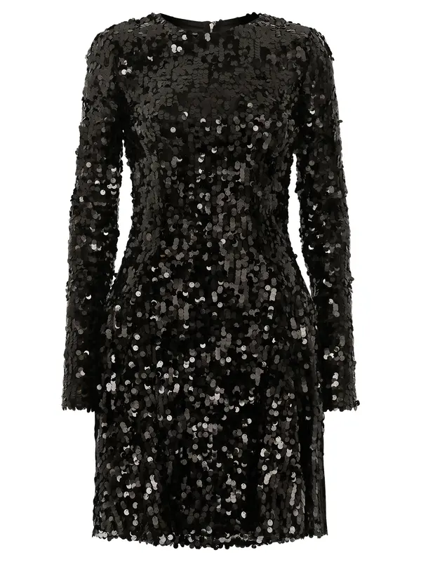 Dolce & Gabbana Sequined Dress - Black