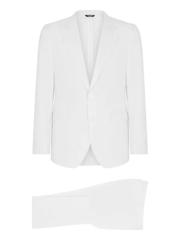 Dolce & Gabbana Single-breasted Taormina-fit Suit - White