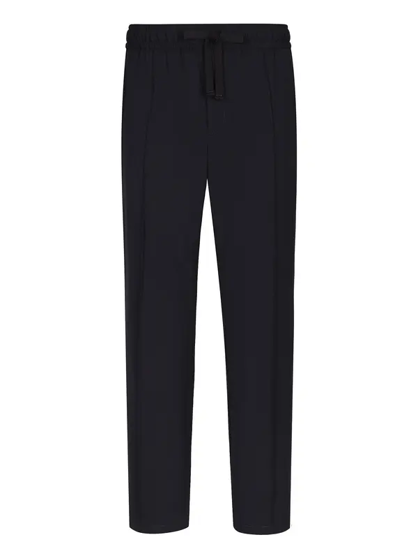 Dolce & Gabbana Twill Jogging Pants - Blue