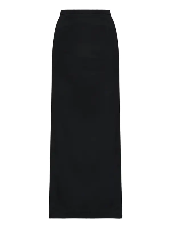 Dolce & Gabbana Cady Calf-length Skirt - Black