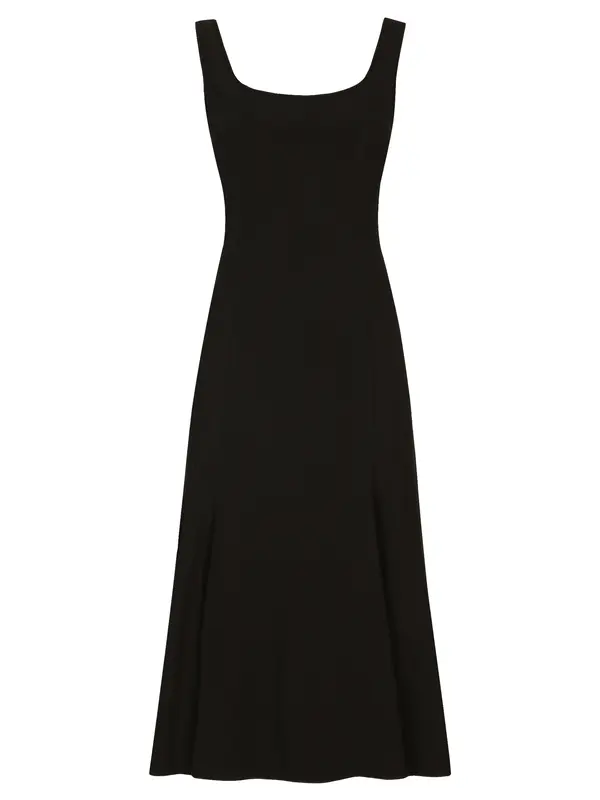 Dolce & Gabbana Calf-length Cady Dress - Black