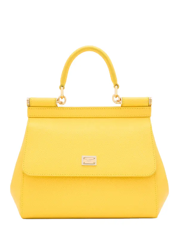 Dolce & Gabbana Sicily Handbag - Yellow