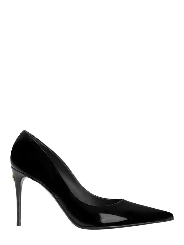 Dolce & Gabbana Patent Leather Cardinale Pumps - Black