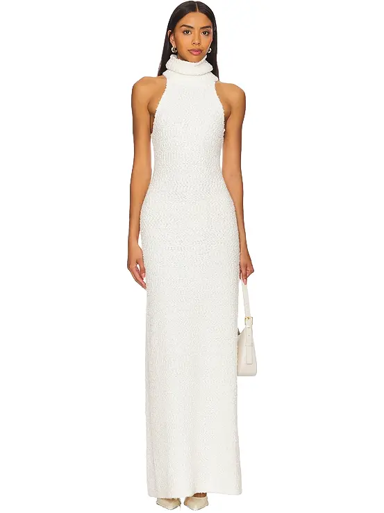 Lpa Evan Maxi Knit Dress - Winter White